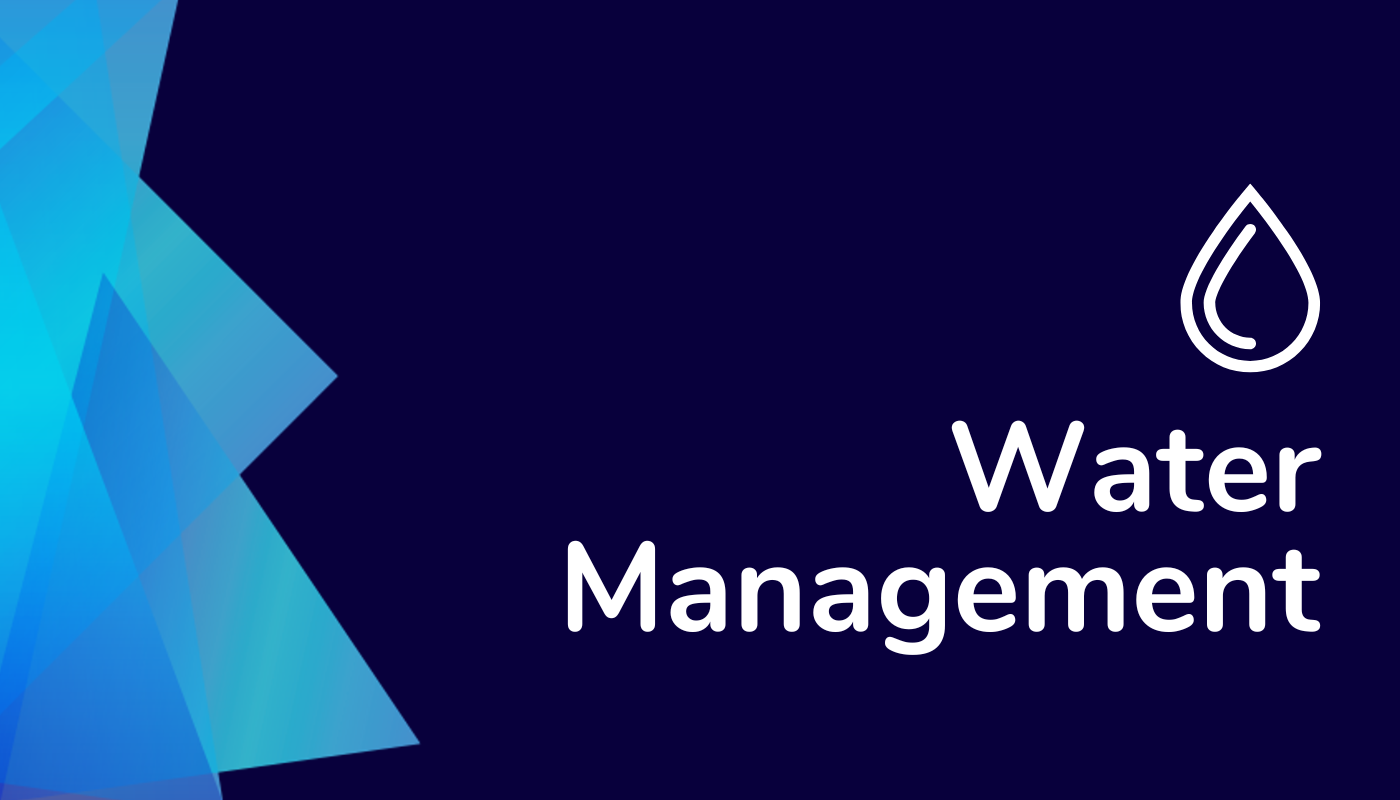 Water Management Services: Procurement and Efficiency